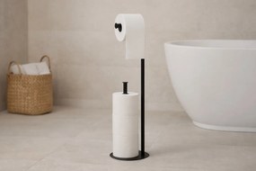 Stojan na toaletní papír PAPER STAND KS-46 černý 64 cm