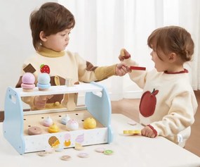 Viga 44842 Dřevěná mini zmrzlinárna a cukrárna PolarB