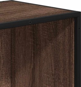 Knihovna hnědý dub 80,5 x 35 x 139 cm kompozitní dřevo 3300849