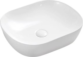 Mereo Mereo, Umyvadlo na desku bez přepadu, 465x375x115 mm, kulaté, keramické, UC473812O