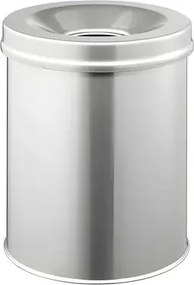 Durable Safe 15 l stříbrná / Odpadkový koš / kulatý / ocel / samozháše