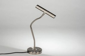 Stolní designová LED lampa Bank Retro Silver