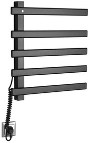Sapho, ELCOR elektrický sušák ručníků 480x520x50mm, 85W, černá matná, EB530