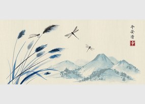Vliesová fototapeta na zed' V Japonském Stylu | 202 x 90 cm | DFTNH2756