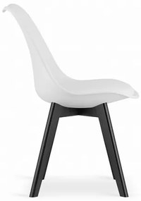 Židle MARK - černá/bílá