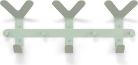 Šedozelený ocelový nástěnný věšák 66 cm Frondo – Spinder Design