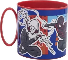 STOR Hrneček plastový 390 ml Spiderman / Dětský hrnek / Do mikrovlnky