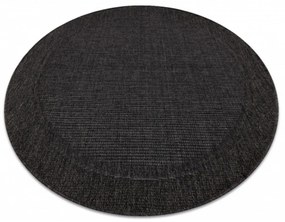 Kusový koberec Dimara černý kruh 150cm
