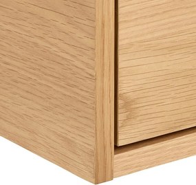 Noční stolek v dekoru dubu ve světle přírodní barvě Monfort – Actona