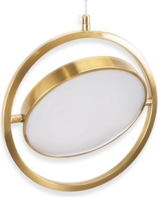 Toolight Toolight, závěsné LED svítidlo 26cm, 4000K, APP1791-CP, zlatá matná, OSW-06068