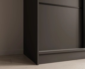 ADRK Furniture Šatní skříň s posuvnými dveřmi Keri 200 ADRK-SW-KER-200-BB