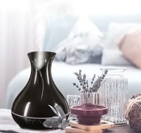SIXTOL Vulcan černý lesk / Aroma difuzer / 350ml / 12 W / Automatické