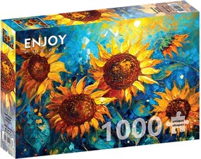 ENJOY Puzzle Setkání slunečnic 1000 dílků