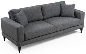 Hanah Home Třímístná pohovka NORDIC šedá 560ARE1307