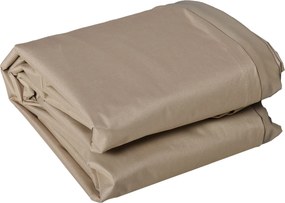 Ochranný kryt na zahradní nábytek Zimní nepromokavý kryt Oxfordský kryt 275 x 205 x 90 cm Béžová barva