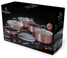 BERLINGERHAUS Sada nádobí s odnímatelnou rukojetí 12 ks I-Rose Edition BH-6104