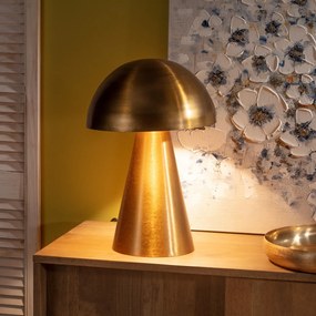 Stolní lampa Mushroom Gold 48 cm