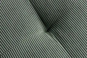 Designová rozkládací sedačka Zaragoza 180 cm zelený manšestr