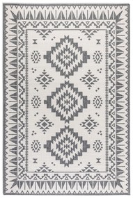 ELLE Decoration, Kusový koberec Gemini 106018 Silver z kolekce Elle – na ven i na doma, 120x170, šedá, chodba / předsíň