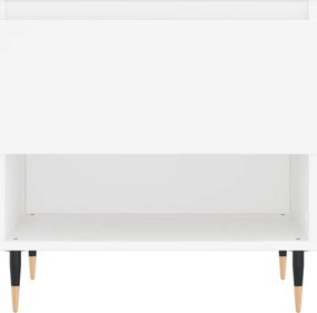 vidaXL Konferenční stolky 2 ks 50x46x50 cm kompozitní dřevo [830893] Barva: bílá s vysokým leskem