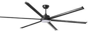 FARO Barcelona FARO 34207-130-LED Stm. str. vent. ROTTERDAM XXL LED/32W/230V černá pr.250 cm+DO 34207-130