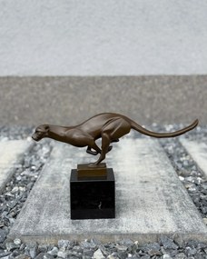 Bronzová socha soška - Leopard