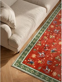 Červený/zelený koberec s vánočním motivem 160x230 cm Toy's Delight Nostalgic Noel Red Green – Villeroy&amp;Boch