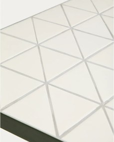 Zahradní stolek s keramickou deskou 51x81 cm Maurina – Kave Home