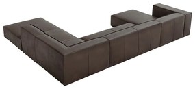 Hnědá kožená rohová pohovka (pravý roh) Madame – Windsor &amp; Co Sofas