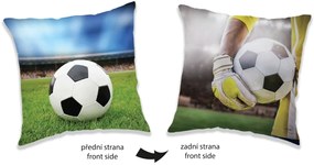 Jerry Fabrics Polštářek Fotbal two sides 40x40 cm