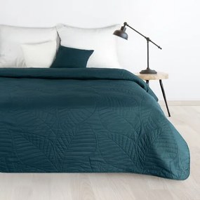 Moderní přehoz na postel Boni tmavě tyrkysový Šířka: 170 cm | Délka: 210 cm
