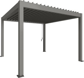 Biohort Pergola 3,5 x 3,5 křemenově šedá 367,5 x 367,5 cm