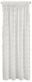 ZÁCLONA NA PÁSCE DAISY 140X270 CM BÍLÁ