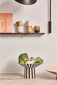Černobílá/béžová mísa z kameniny ø 30 cm Toppu – OYOY Living Design