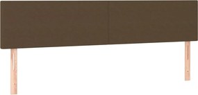 Box spring postel s matrací tmavě hnědá 120x190 cm textil 3270393