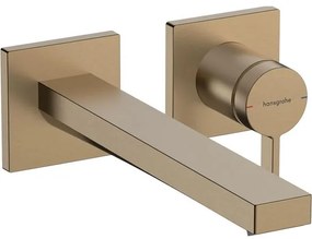 Hansgrohe Tecturis Podomítková umyvadlová baterie, výtok 22,5 cm, kartáčovaný bronz 73051140