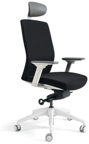 Office Pro Kancelářská ergonomická židle BESTUHL J2 WHITE SP — více barev, s podhlavníkem Černá 201