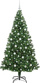 Umělý vánoční stromeček Zelená 210 cm PVC, ocel a plast 3396925
