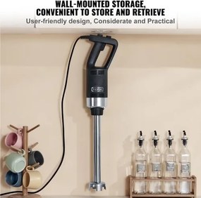 Komerční ponorný mixér Ruční mixér pro vysoké zatížení 500 W – HB6089C-GS