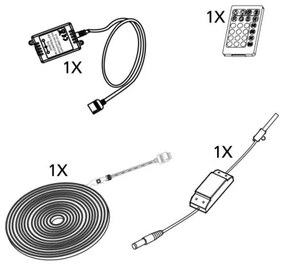 Eglo 99722 - LED Stmívatelný pásek 5m LED/23W/24/230V 2700-6500K + DO