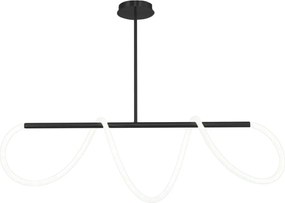 Toolight - LED závěsné svítidlo APP856-CP, černá, OSW-04031