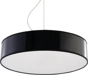 Lustr SOLLUX Arena 45cm E27 3x60W bez zdroje SL.0118 černá
