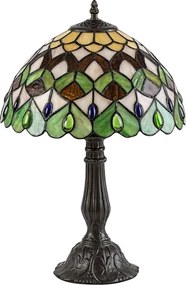 Brilagi - Tiffany vitrážová stolní lampa MARGARET 1xE27/40W/230V