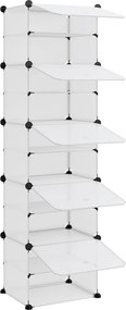 Botník průhledný 44 x 31,5 x 153,5 cm PP 340562