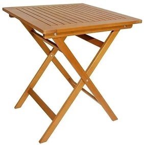 Sunfun Diana Odkládací stolek sklopný, 65 × 65 × 74 cm, dřevo z akácie