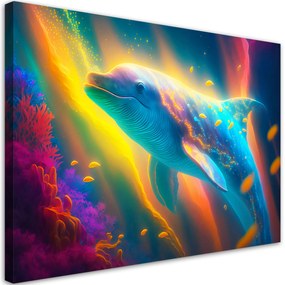 Gario Obraz na plátně Nádherný delfín Rozměry: 60 x 40 cm