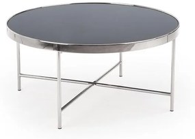 Konferenční stolek Masako (lesklá černá + stříbrná). 1048875