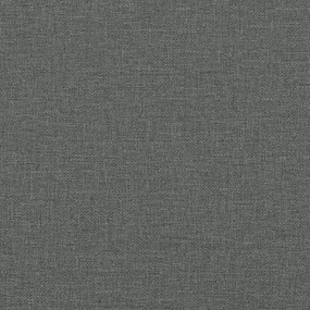 Petromila Chesterfield pohovka 3místná tmavě šedá textil