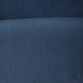 Relaxační křeslo ušák SIRI - modrý manšestr