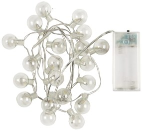 IB LAURSEN Světelný LED drátek Snowballs 173 cm, čirá barva, plast